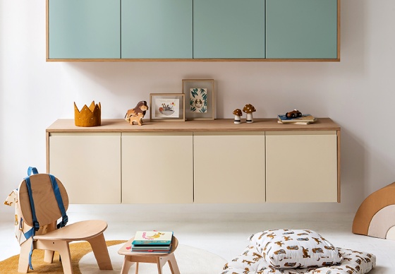 Un meuble d’entrée créé à partir de caissons Ikea I Plum Living