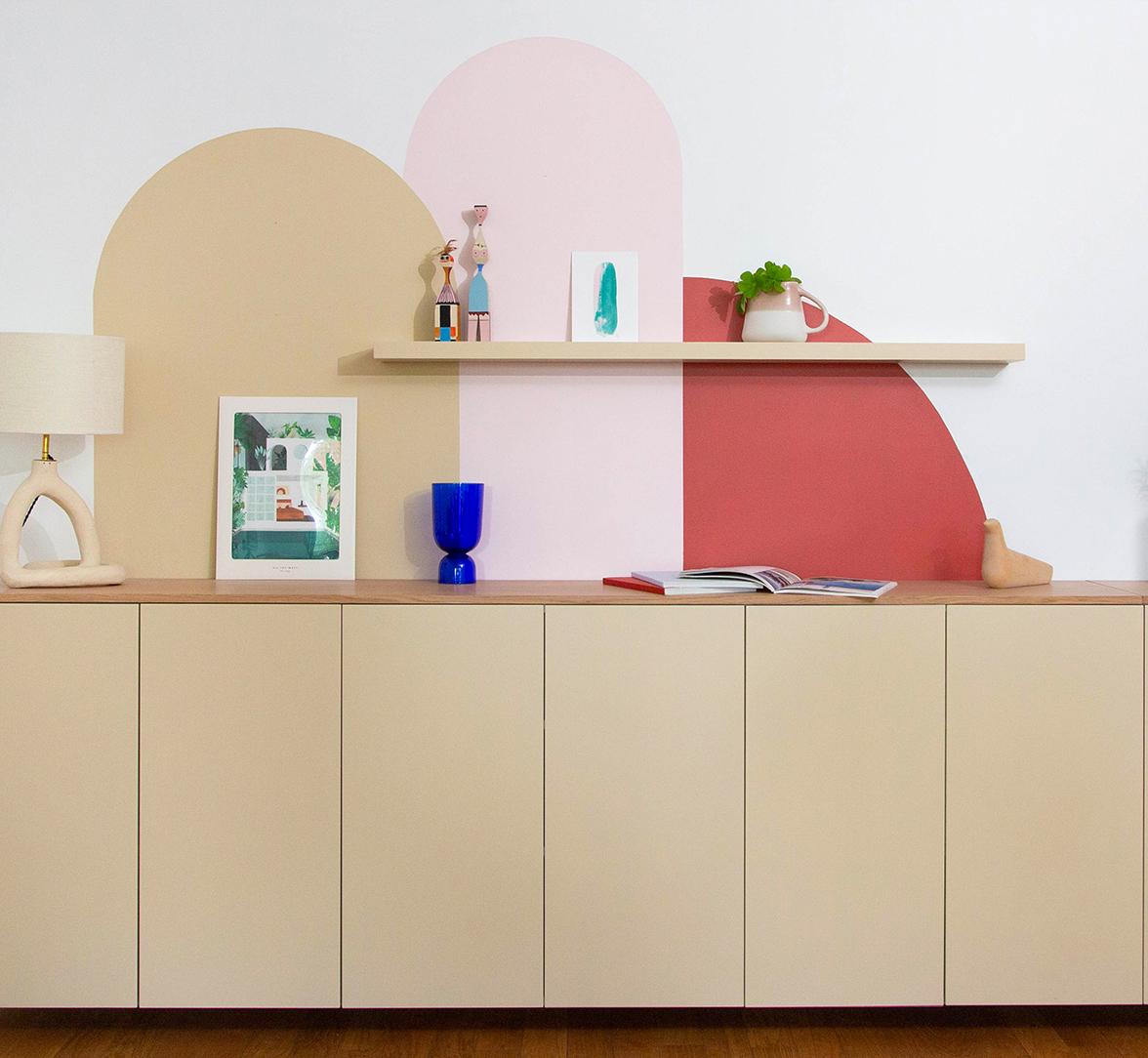 Un meuble d’entrée créé à partir de caissons Ikea I Plum