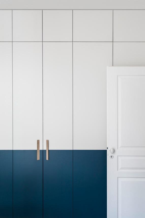 Two-tone and two-material wardrobe ideas | Plum Living