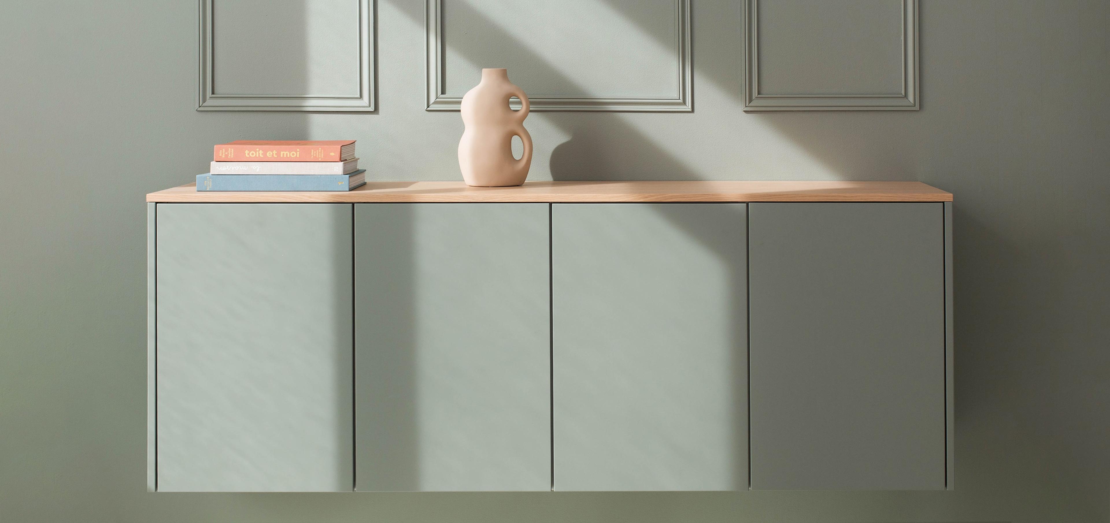 Créer un meuble de salon avec des caissons de cuisine Ikea | Plum Living