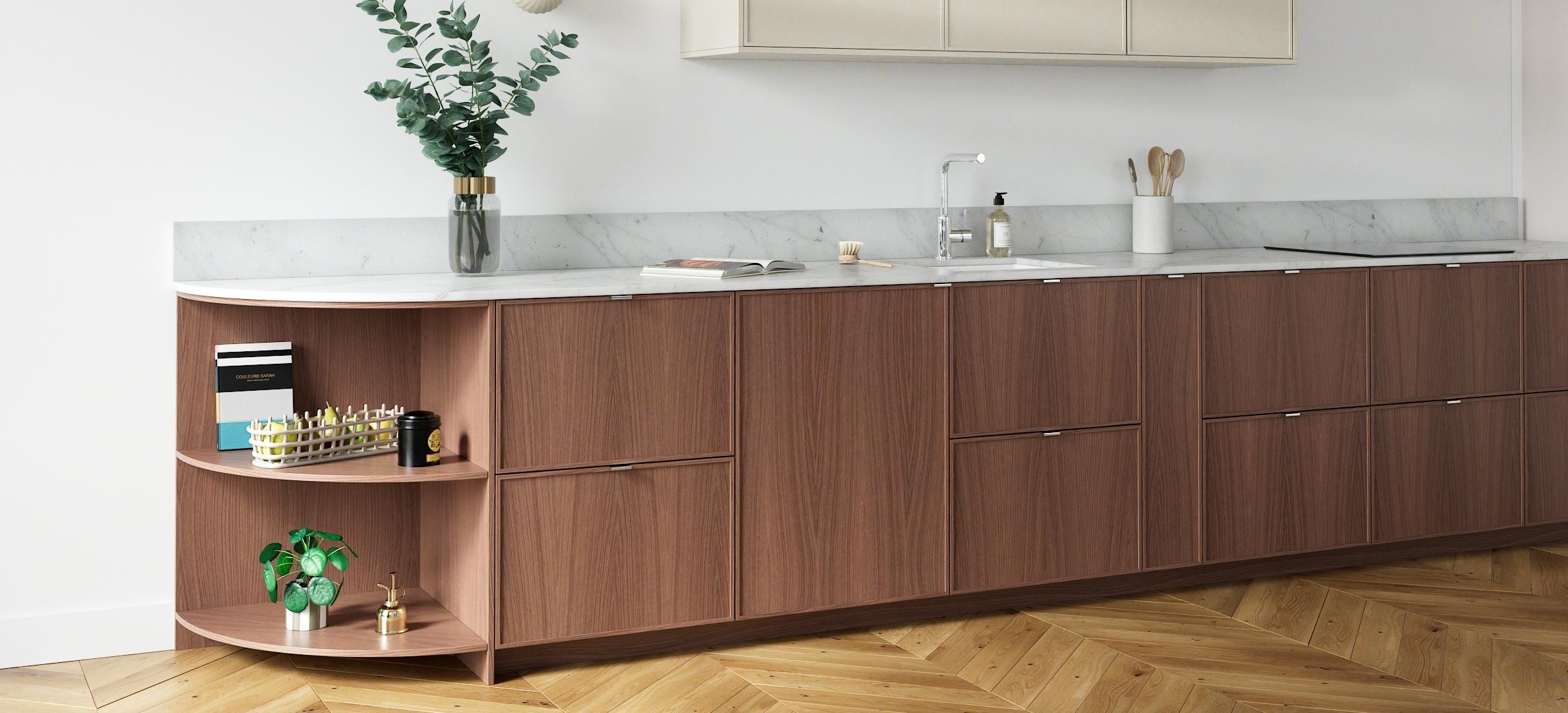 Open cabinets | Plum Living