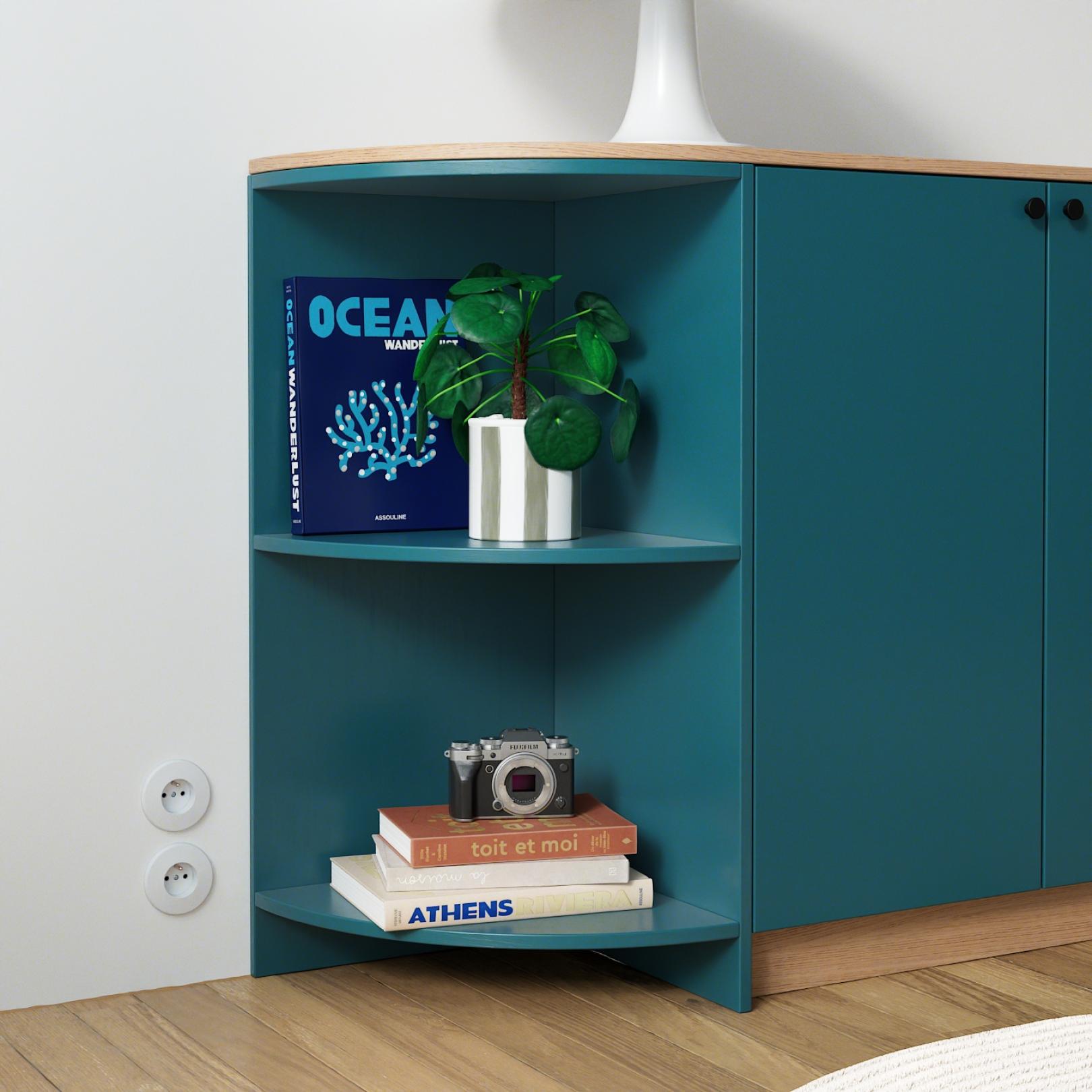 Curved open cabinet 39x88cm | Plum Living