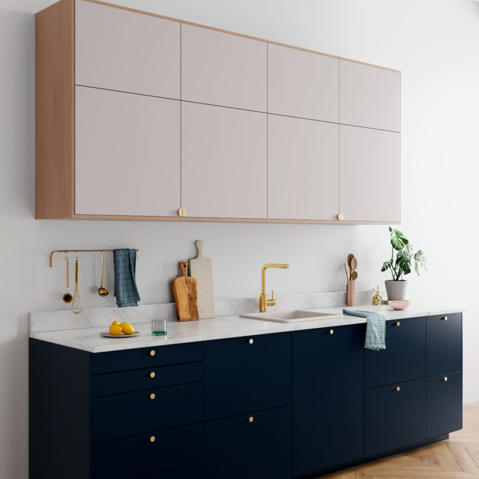 Mixer tap | Line - Brass | Plum Living